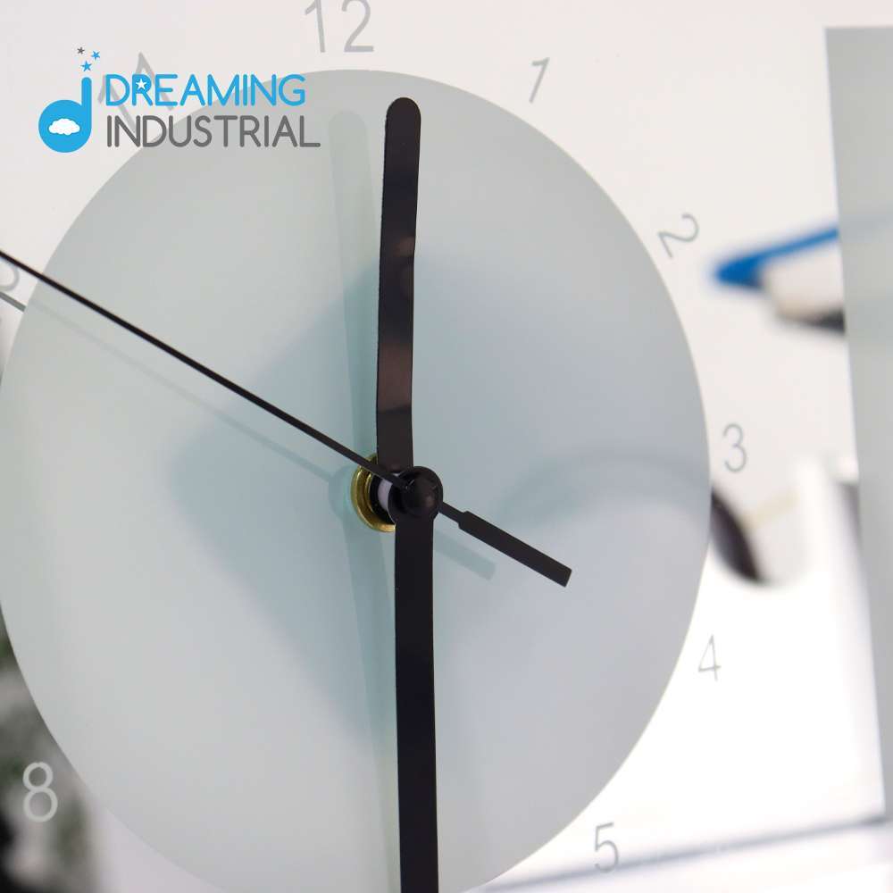 Sublimation Photo Frame Crystal Table Clock Sublimation blank clock ...